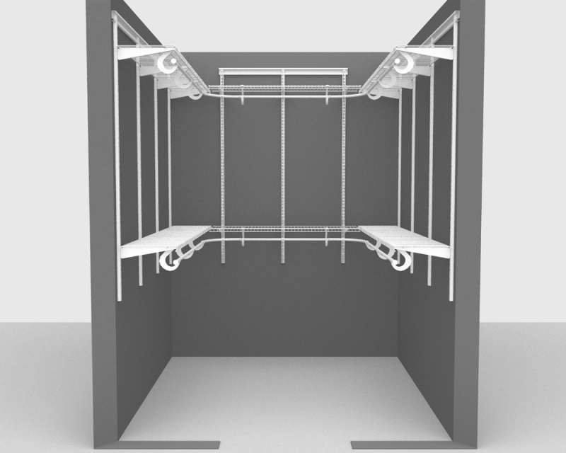 Adjustable ShelfTrack Package 2 - All Purpose Shelving with SuperSlide ...