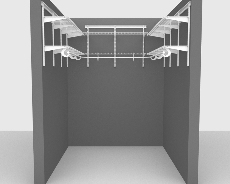 Adjustable ShelfTrack Package 5 - All Purpose Shelving with SuperSlide ...