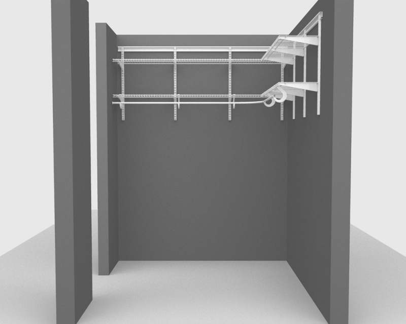 Adjustable ShelfTrack Package 5 - All Purpose Shelving with SuperSlide ...