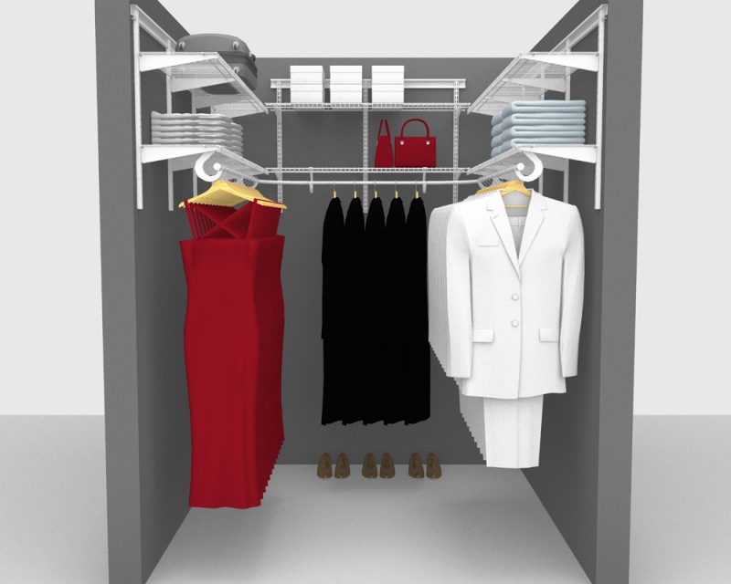 Adjustable ShelfTrack Package 5 - All Purpose Shelving with SuperSlide ...