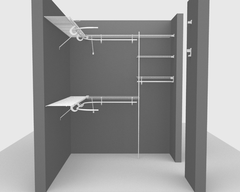 Fixed Mount Package 6 - All Purpose Shelving with SuperSlide up to 1.8m ...