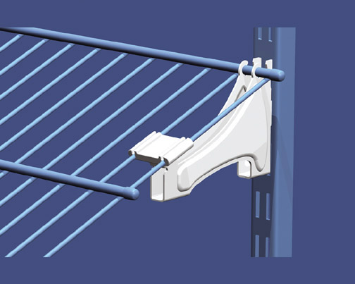 2817 - ShelfTrack Pair of Shoe Shelf Brackets