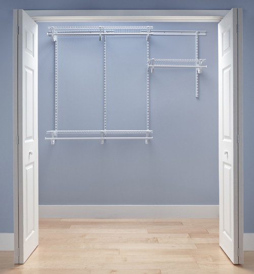 Adjustable ShelfTrack Organiser kit 2873, 1.22m (4') up to 1.83m (6') wide