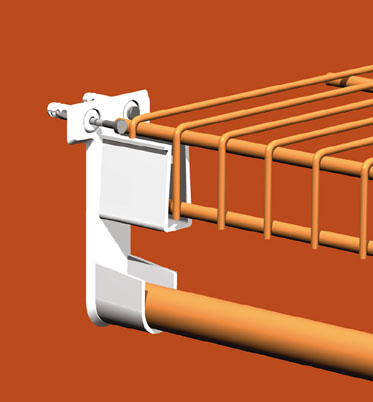 980 - SuperSlide Side Wall Bracket for use with 12" shelving only