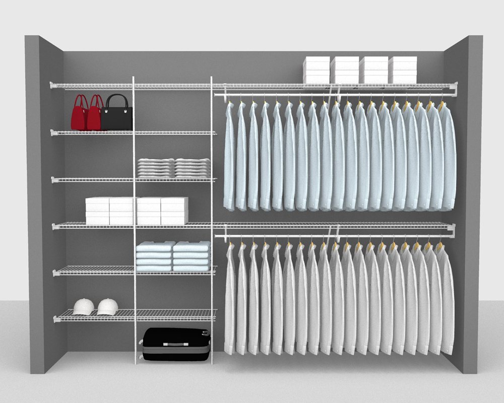 Fixed Mount Package 2 - SuperSlide shelving up to 274cm / 9’ wide