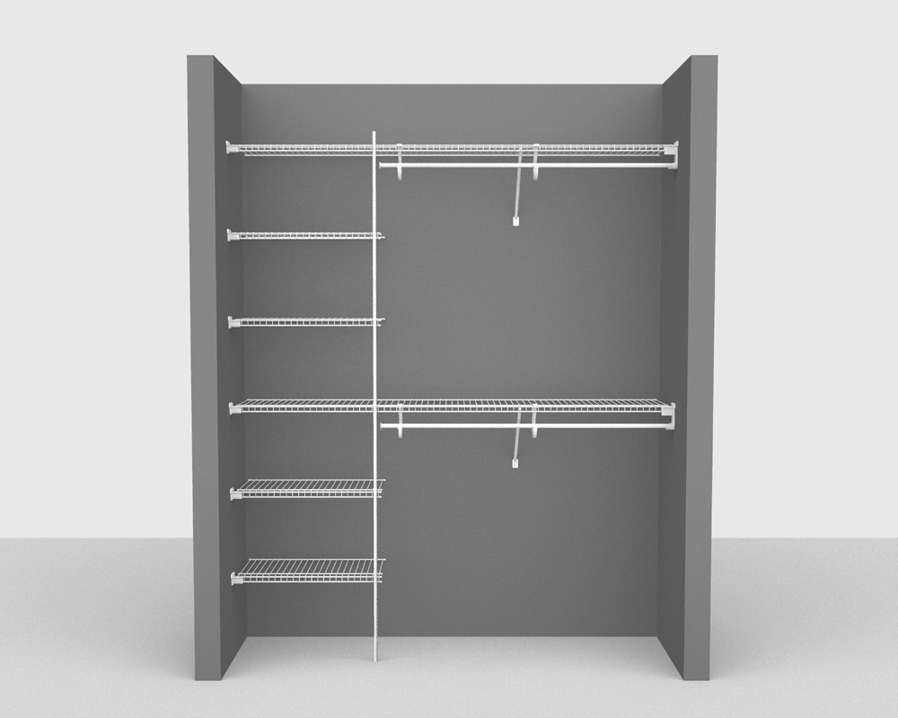 Fixed Mount Package 2 - SuperSlide shelving up to 183cm / 6' wide