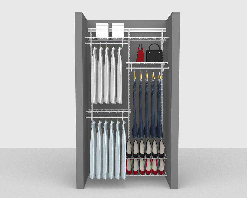 ShelfTrack Package 6 - SuperSlide shelving up to 122cm / 4' wide