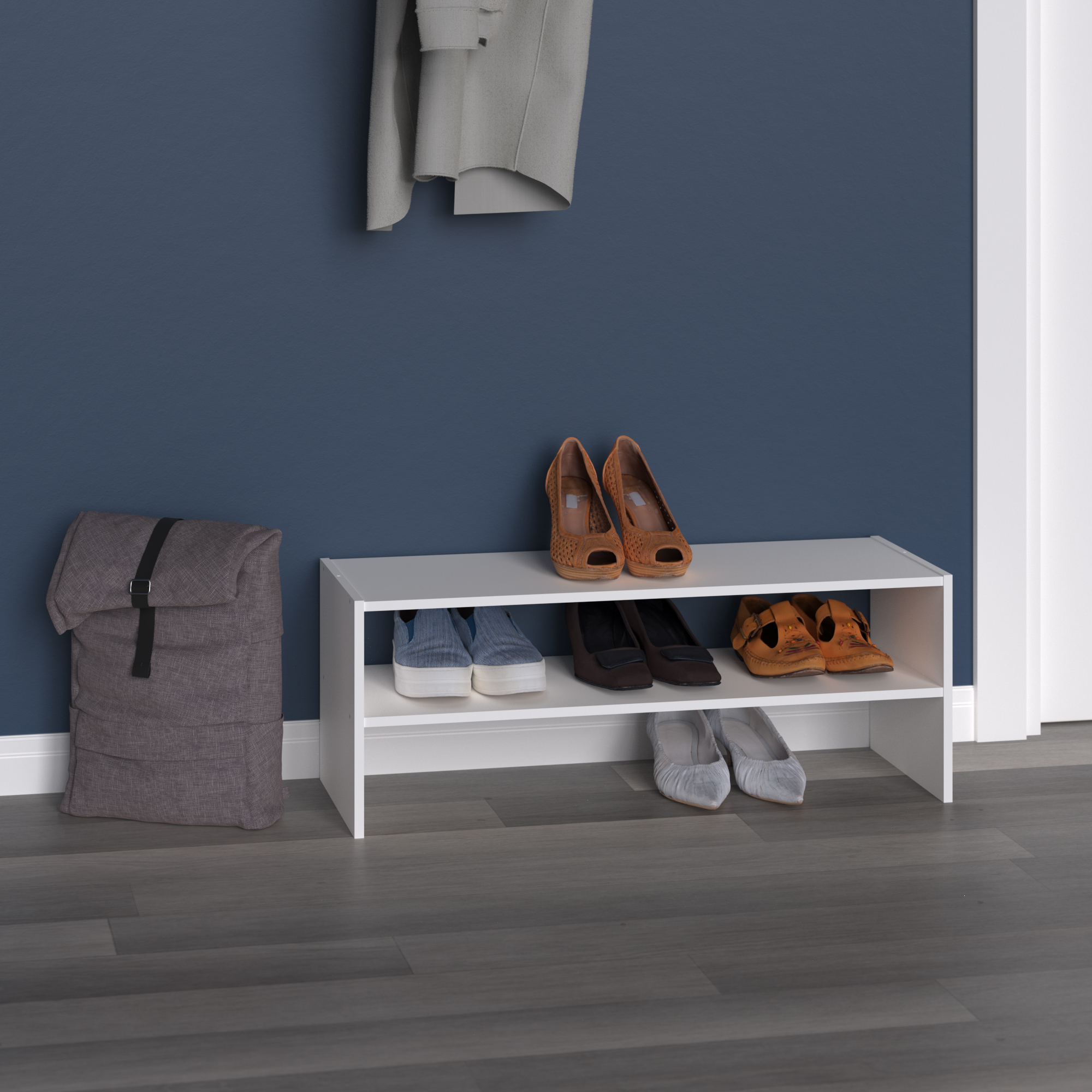 8963 - White 31" Wide Stackable Storage Unit